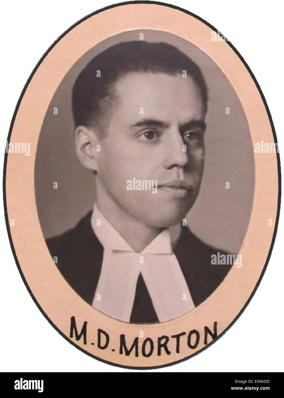 A formal portrait of Murray Douglas Morton (1916-2001), a graduate of ...
