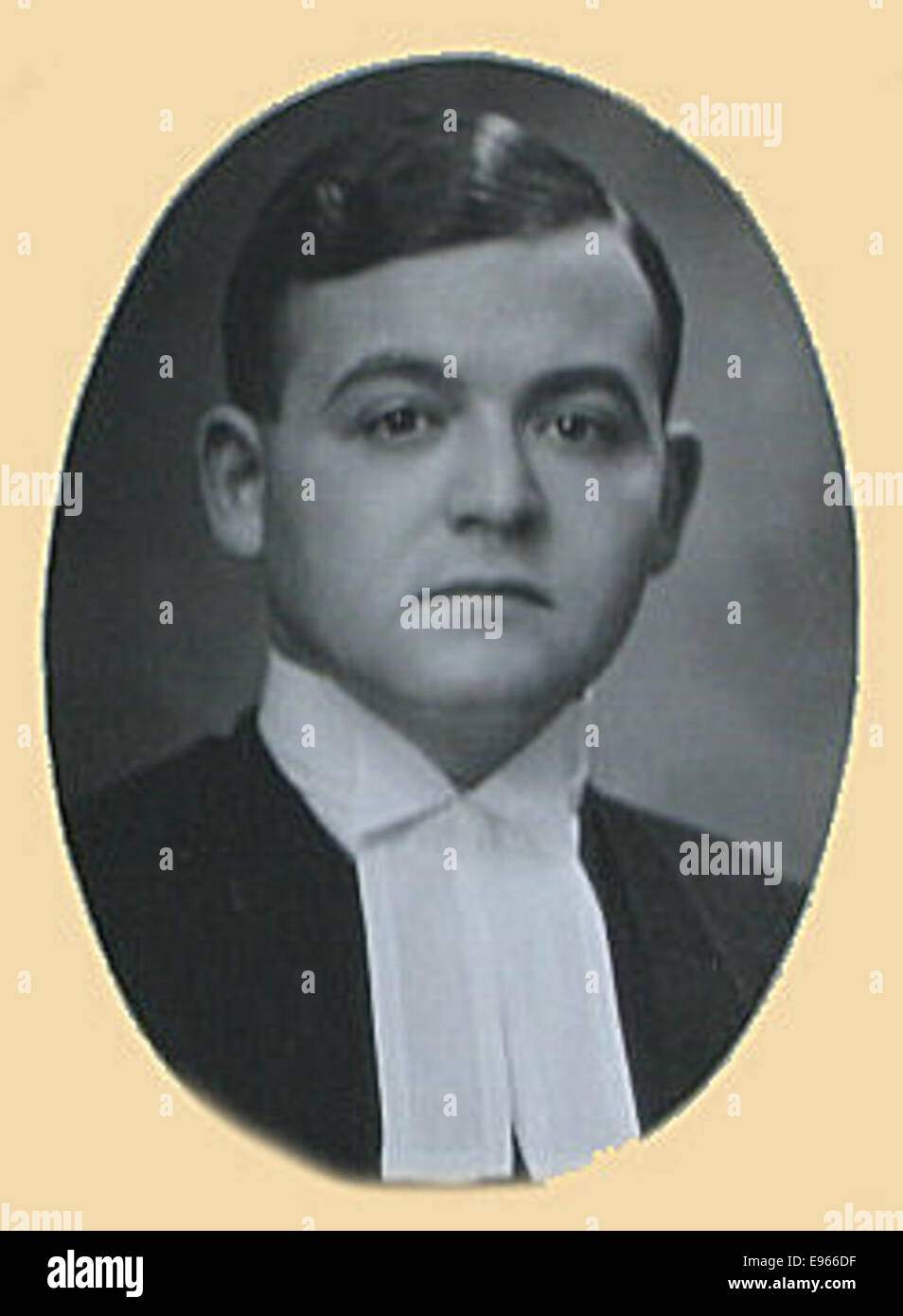 A portrait of Myer Ralph Solomon, born in 1913. Solomon, known for his ...