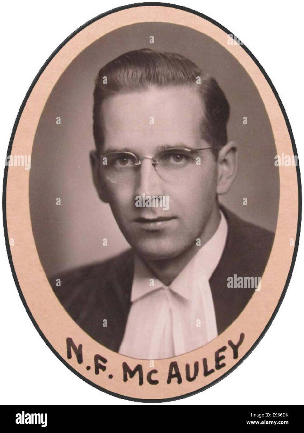 Photograph of Norman Fead McAuley (1915-1985) 14672563529 o Stock Photo ...