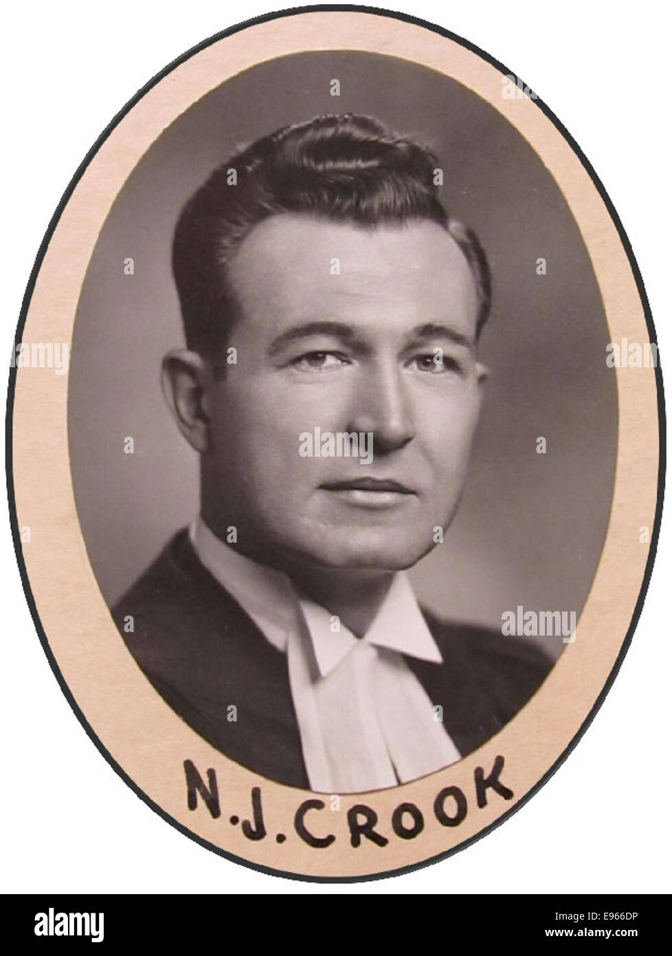 This portrait captures Norman Joseph Crook, a 1948 graduate of Osgoode ...