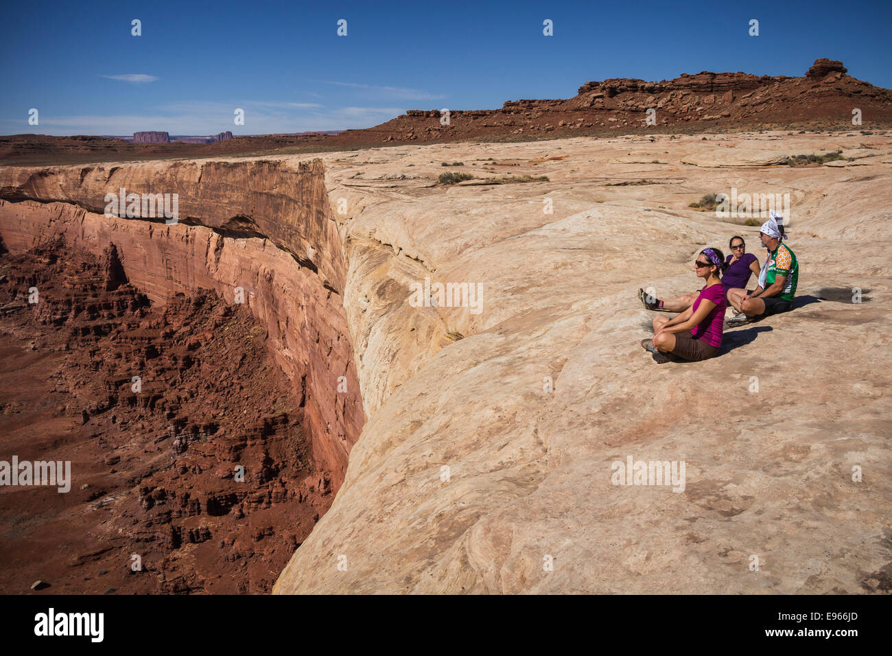 View from the White Rim trail, Canyonlands National Park, Moab, Utah ...