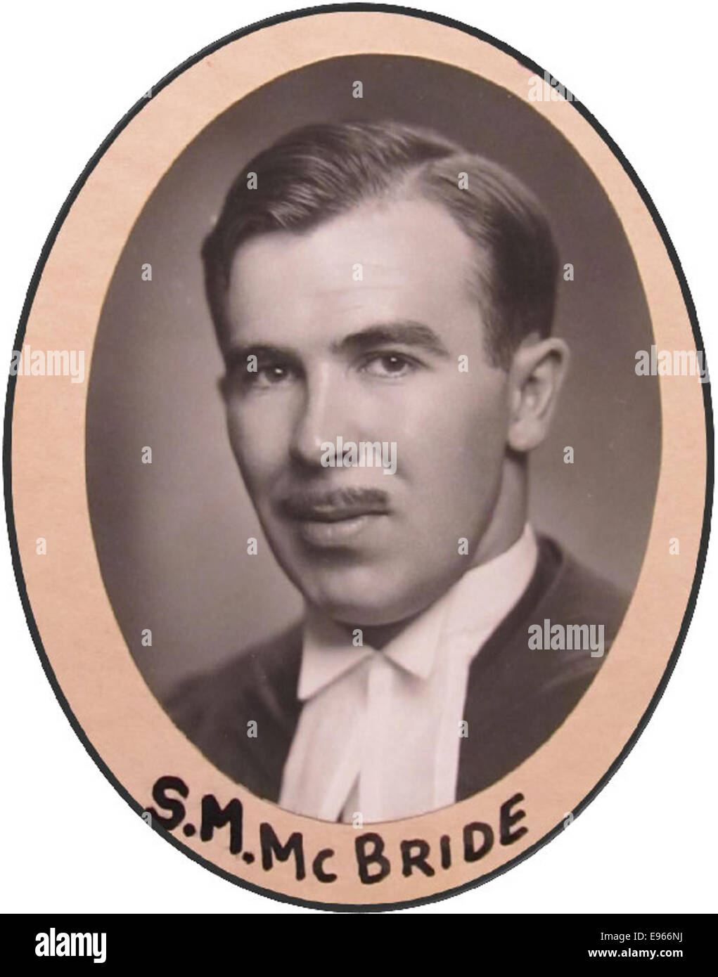 This photograph depicts Stewart Morrison McBride, a 1948 graduate of ...