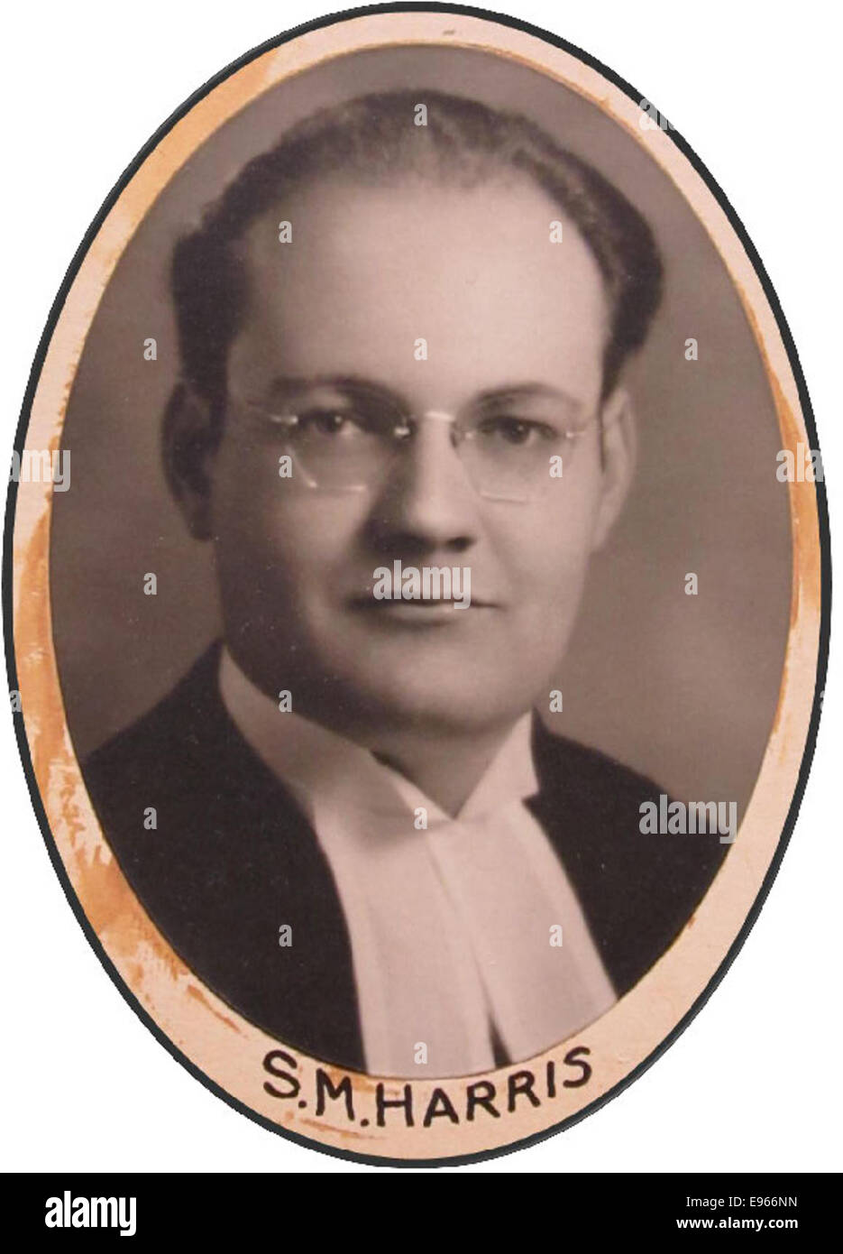 Portrait photograph of Sydney Malcolm Harris, a distinguished ...