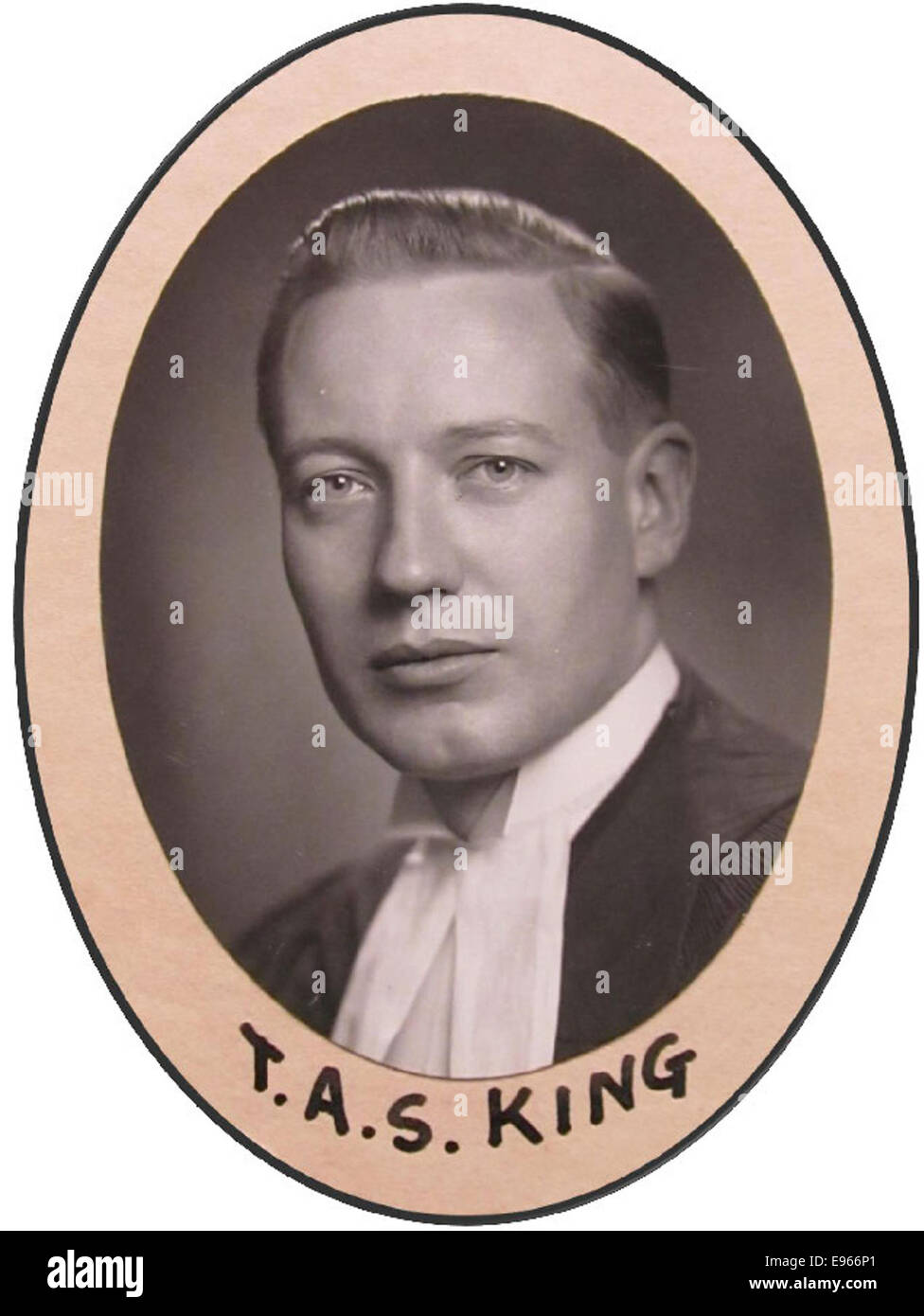 A portrait of Terrence Arthur Swanson King, a 1948 graduate of Osgoode ...