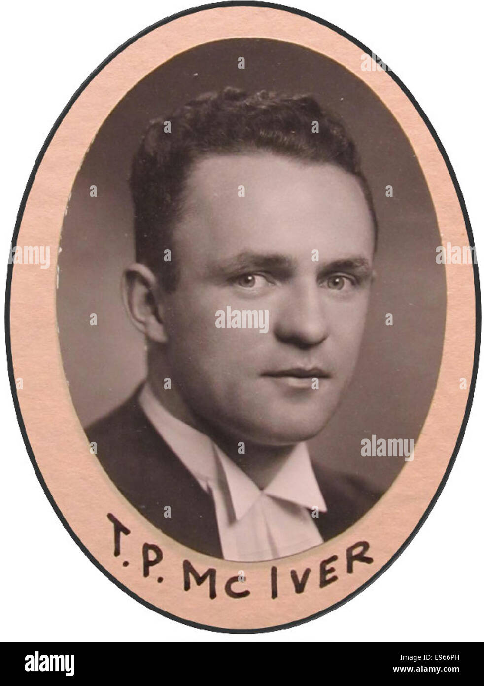 This portrait shows Thomas Peter McIver, a 1948 graduate of Osgoode ...