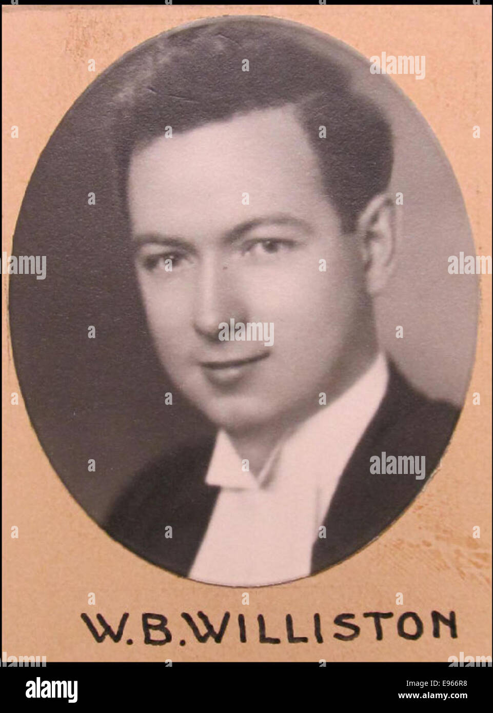 Photograph of Walter Bernard Williston (1919-1980) 14440943778 o Stock ...
