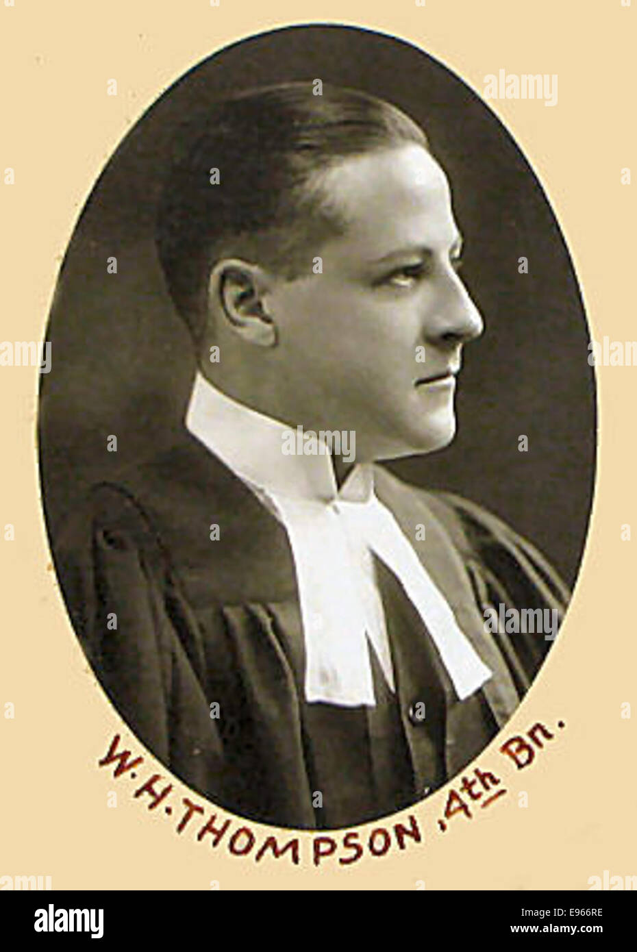 This photograph depicts Walter Hepburn Thompson, an individual whose ...