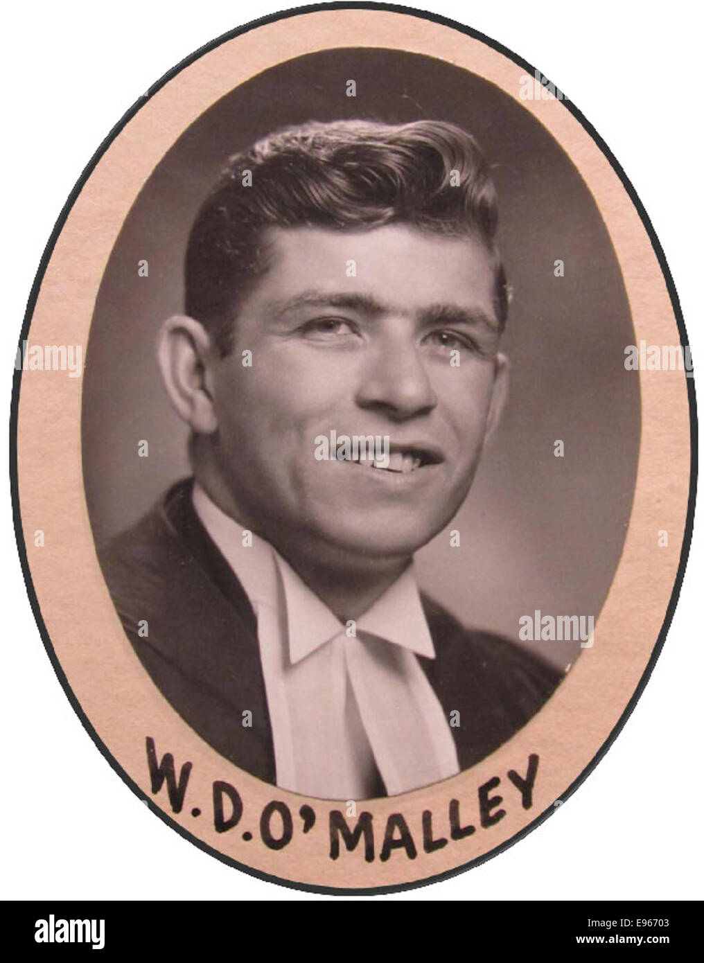 This photograph depicts William Dennis O'Malley, a 1948 graduate of ...