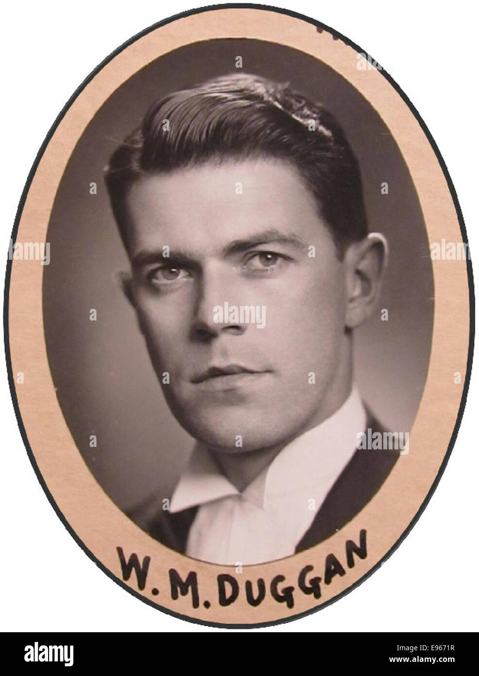 Portrait of William Michael Duggan, taken in 1948. He was a graduate of ...