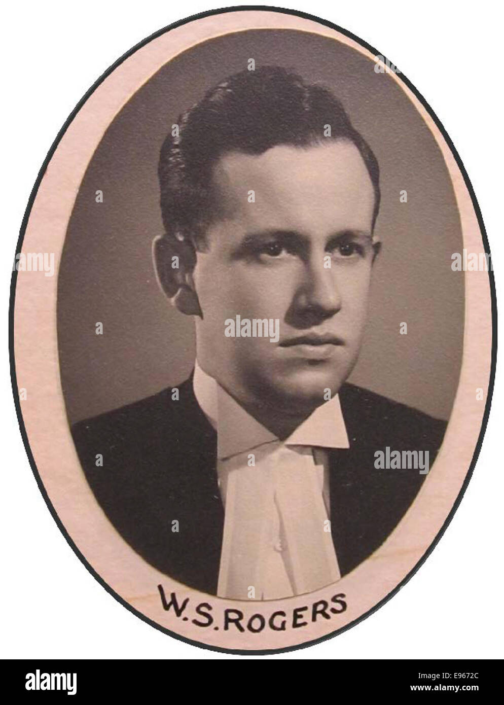 A photograph of William Stewart Rogers, a prominent figure born in 1914 ...