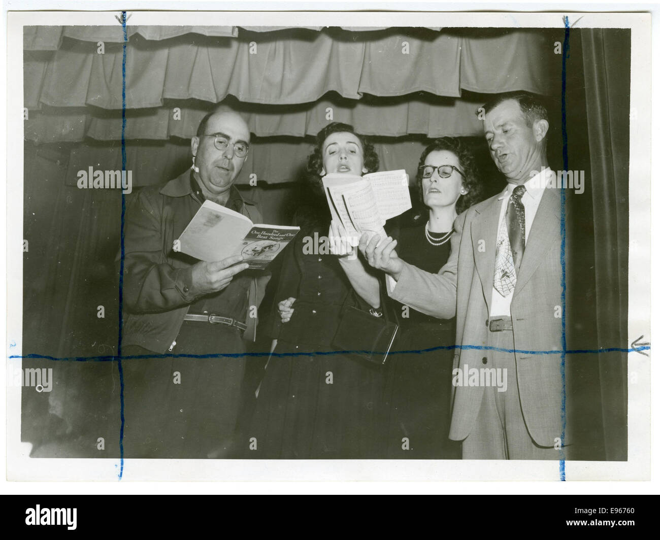 This photograph depicts members of the Calhoun County Farm Bureau and ...