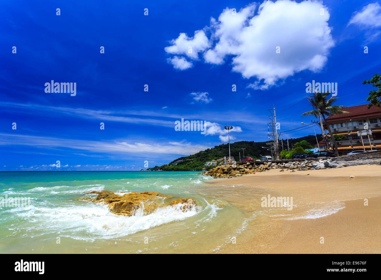 Gorgeous Kalim Beach at morning, Phuket, Thailand Stock Photo - Alamy