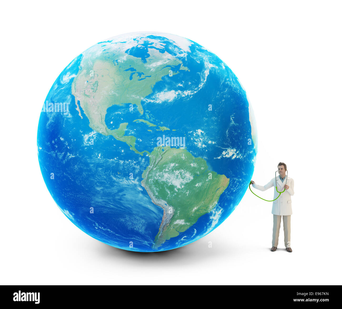 Medical doctor earth planet health hi-res stock photography and images ...