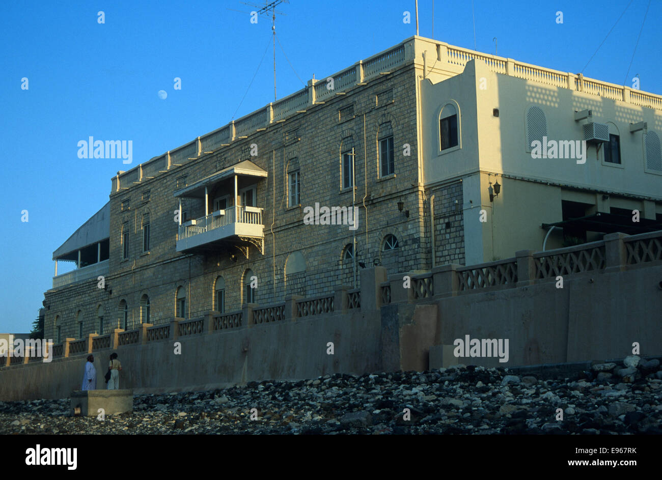 The British Embassy in Muscat, built 1890, and demolished mid-1990s ...