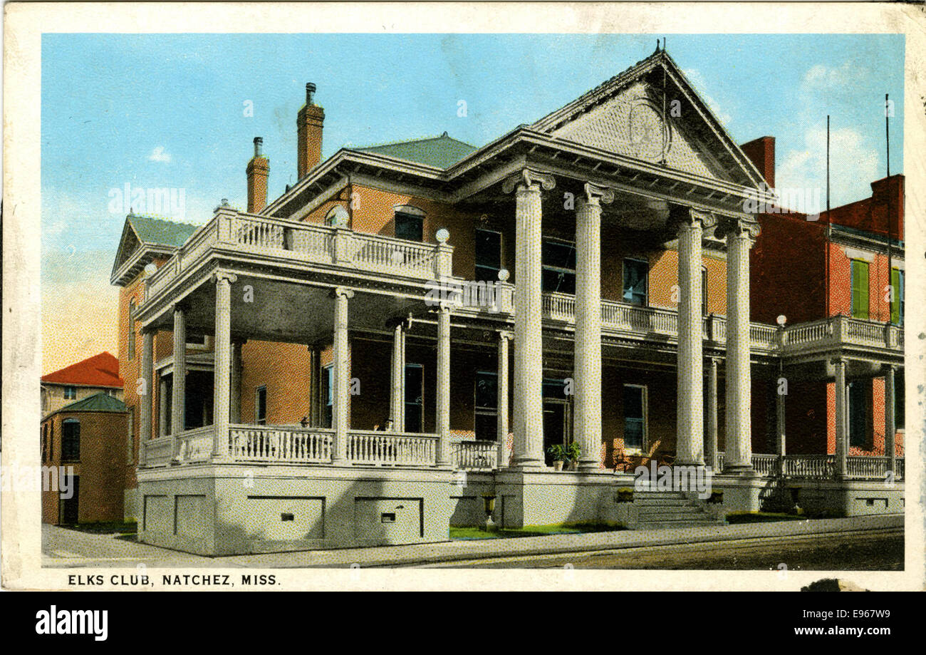 Elks Club, Natchez, Miss 12777338475 o Stock Photo - Alamy