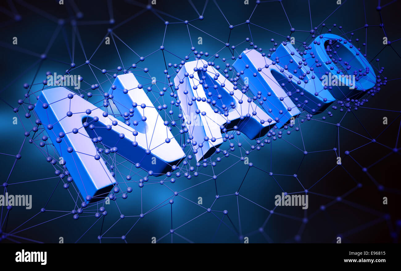 Nano technology concept background illustration Stock Photo - Alamy
