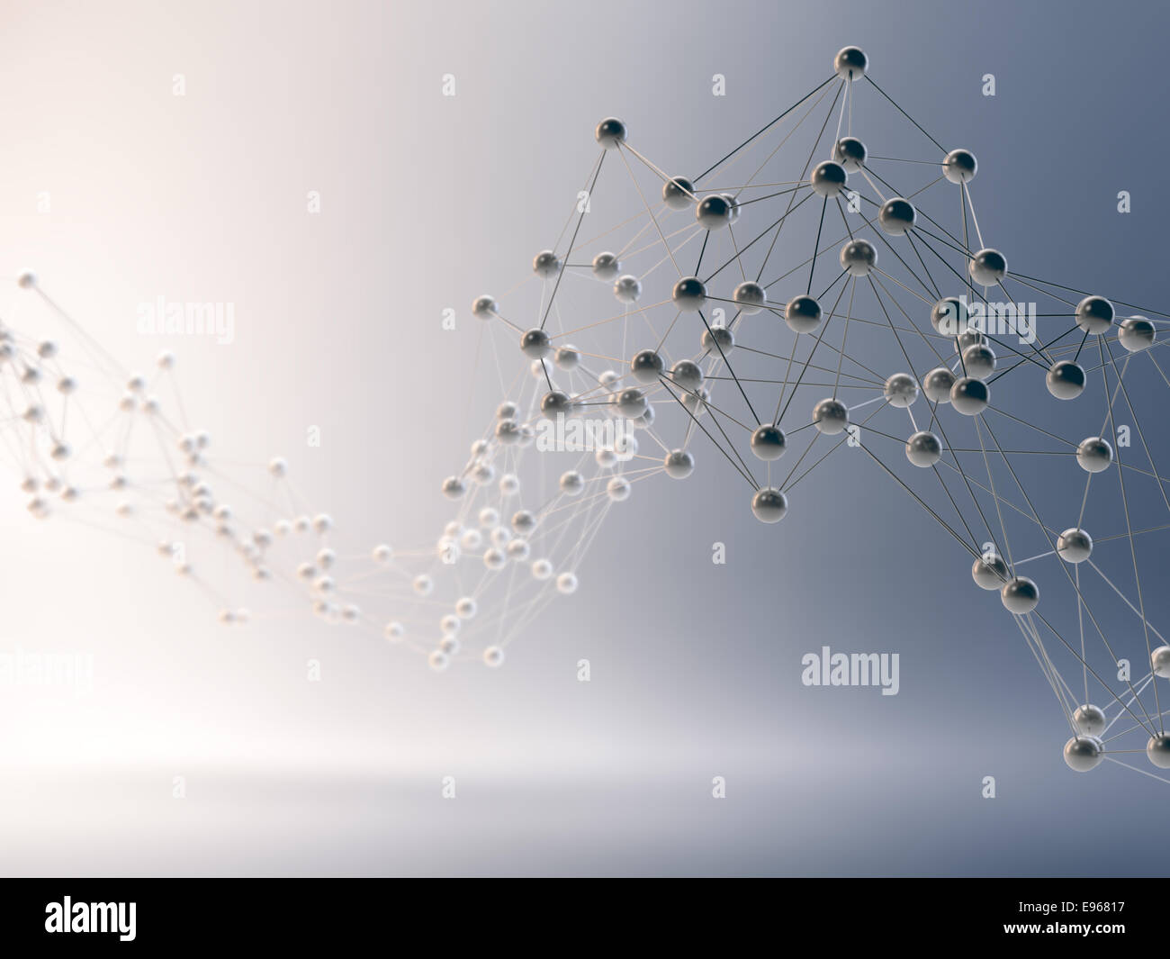 Abstract 3D networks - communication and internet concept Stock Photo ...
