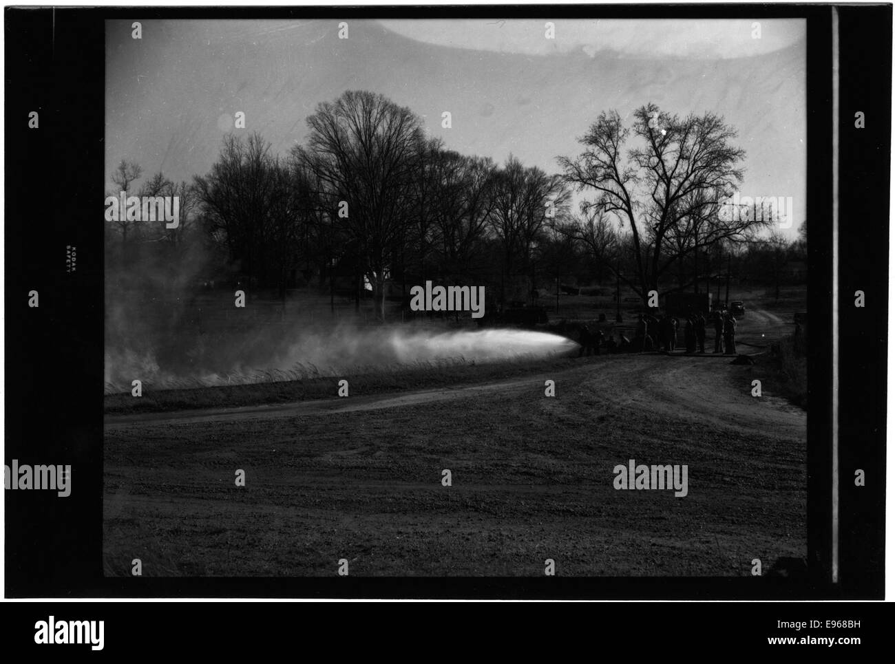 Public demonstration held in Black and White Stock Photos & Images - Alamy