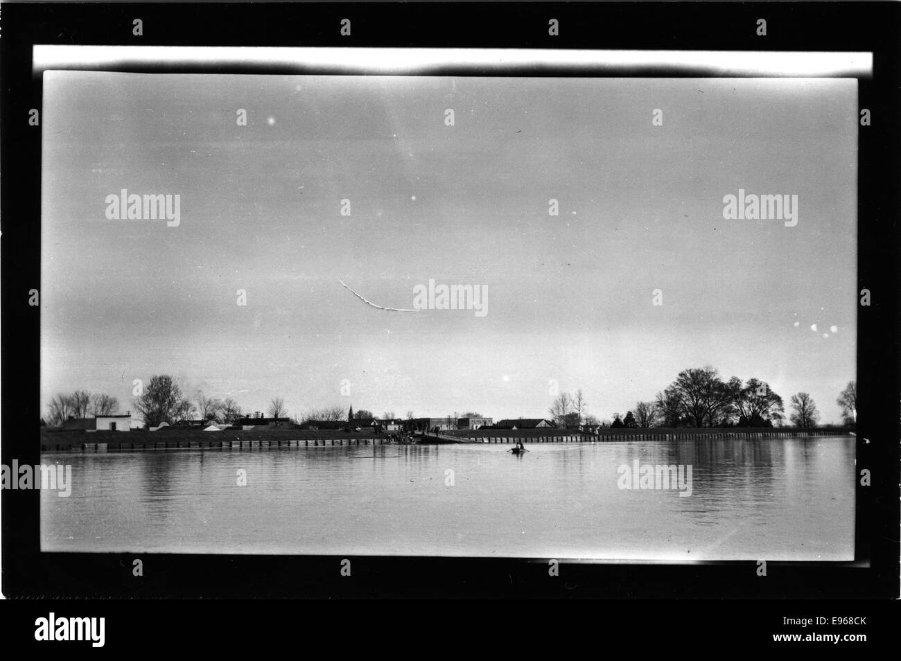 A photograph of Friars Point during high water, capturing the river’s ...