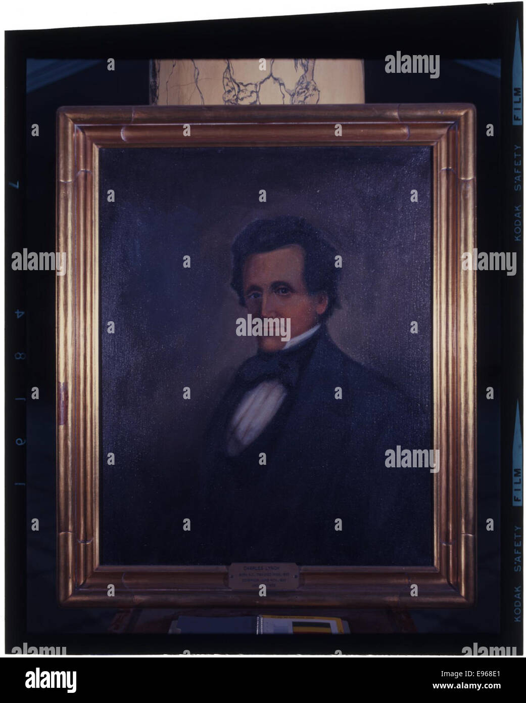 A historical portrait of Governor Charles Lynch, who served from June ...