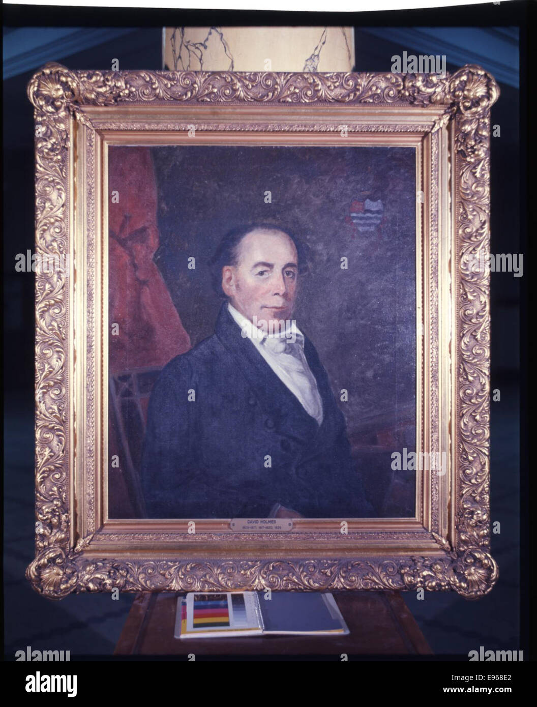 This historical image features Governor David Holmes, who served as the ...