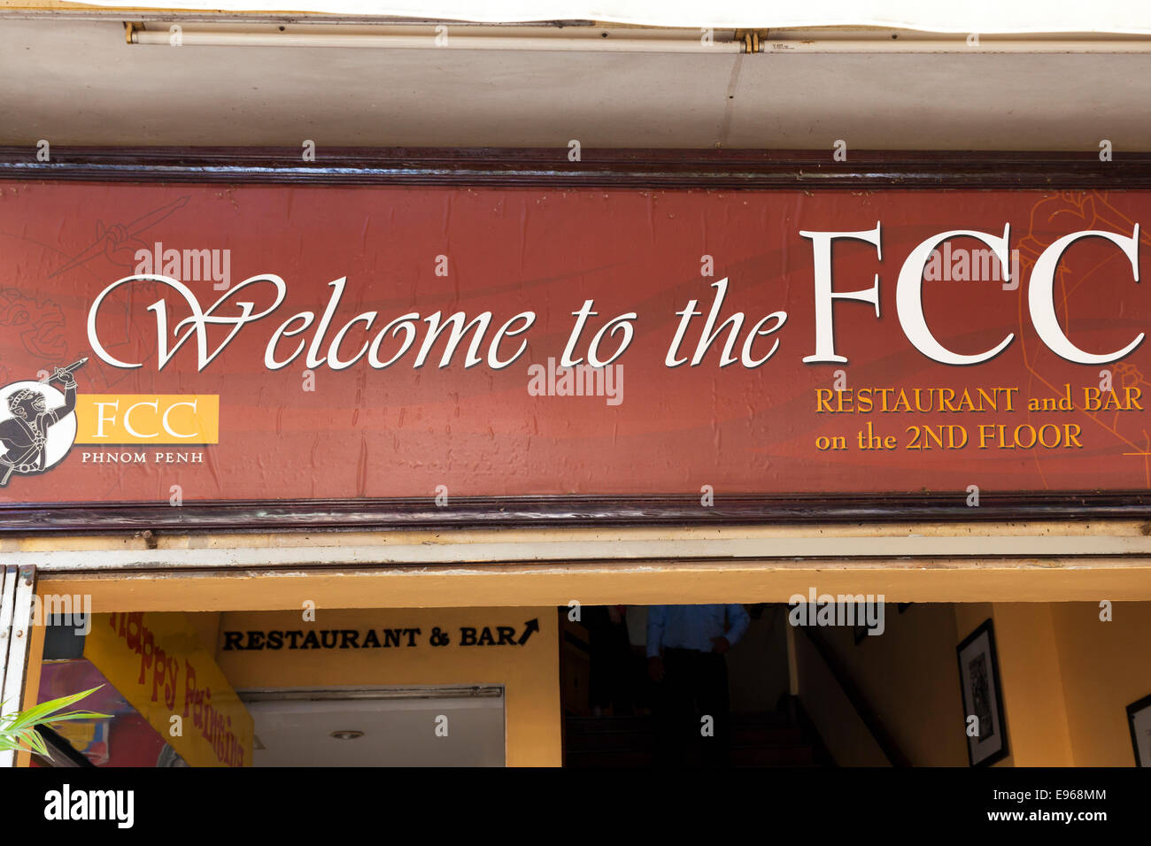 Foreign correspondents club bar phnom restaurant hi-res stock ...