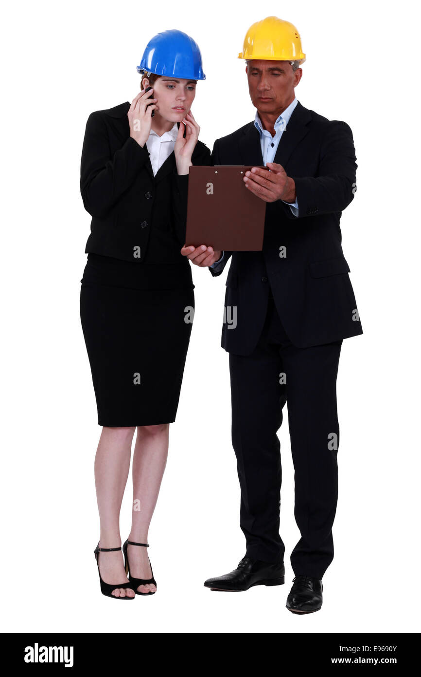 Engineers architects Cut Out Stock Images & Pictures - Alamy