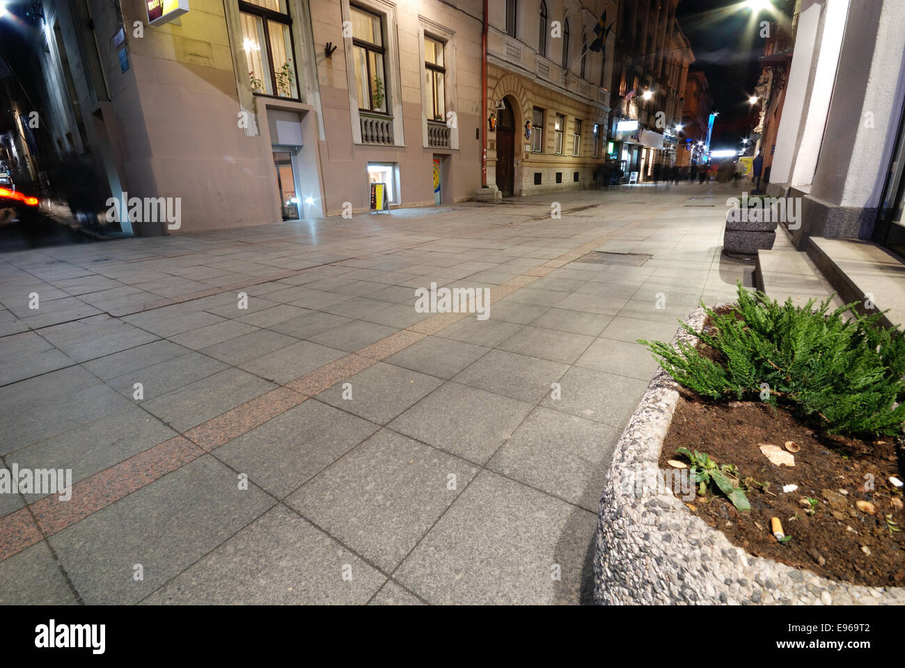 A look at the city at night Stock Photo - Alamy