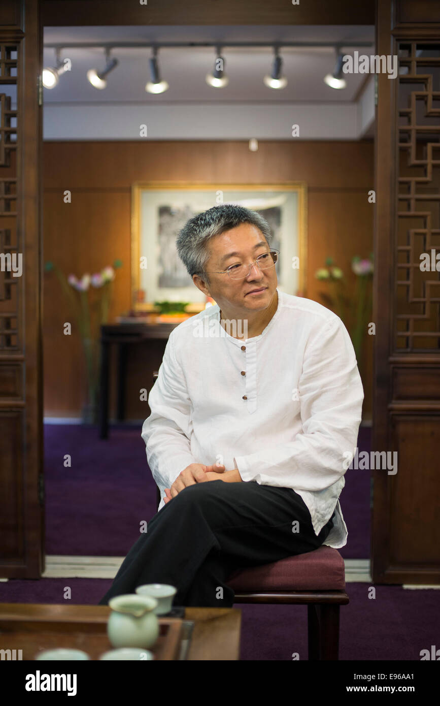 September 3, 2013, Shanghai, China - Chen Jian Min, 55, incense ...