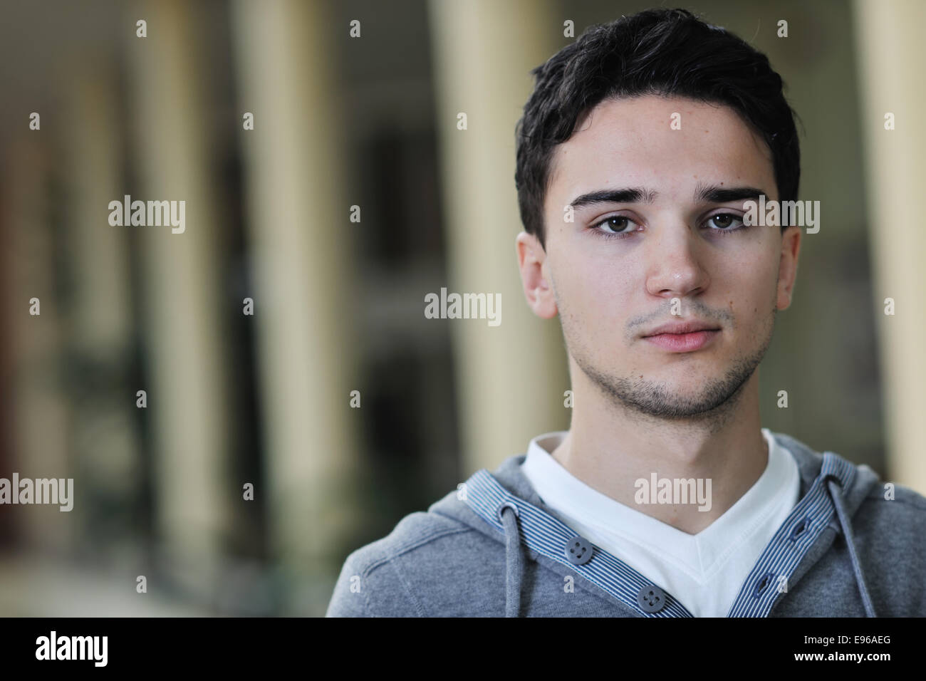 student male portrait at campus Stock Photo - Alamy
