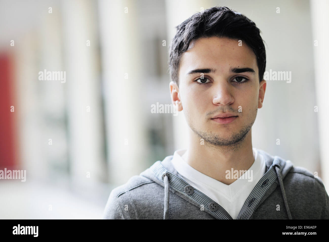 student male portrait at campus Stock Photo - Alamy