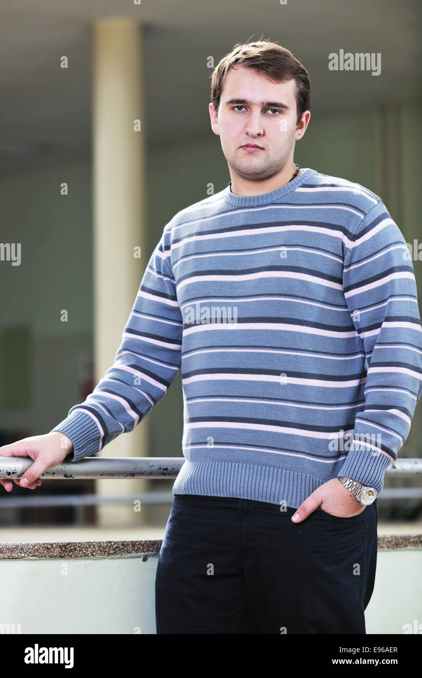 student male portrait at campus Stock Photo - Alamy