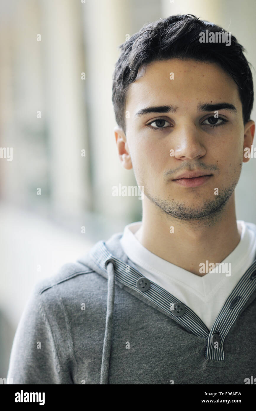 student male portrait at campus Stock Photo - Alamy