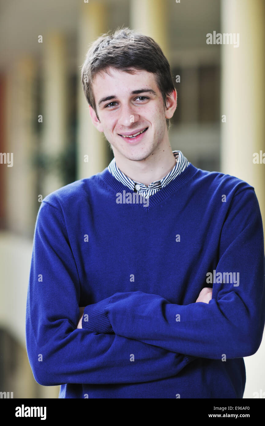 student male portrait at campus Stock Photo - Alamy