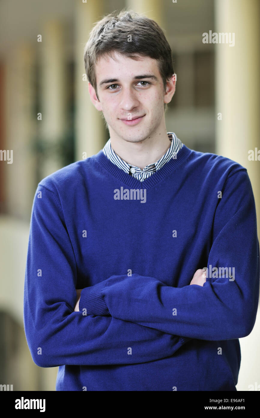 student male portrait at campus Stock Photo - Alamy