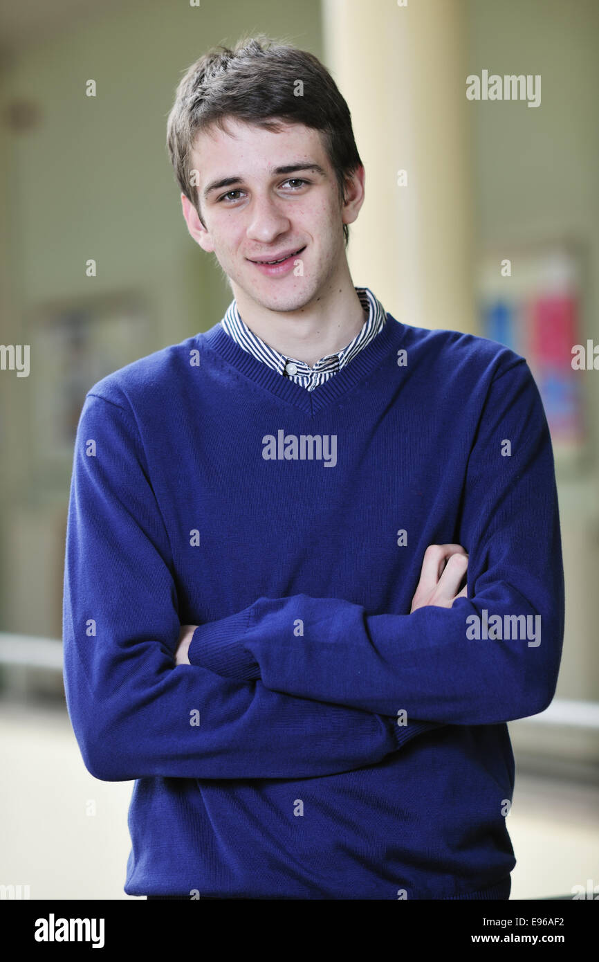 student male portrait at campus Stock Photo - Alamy