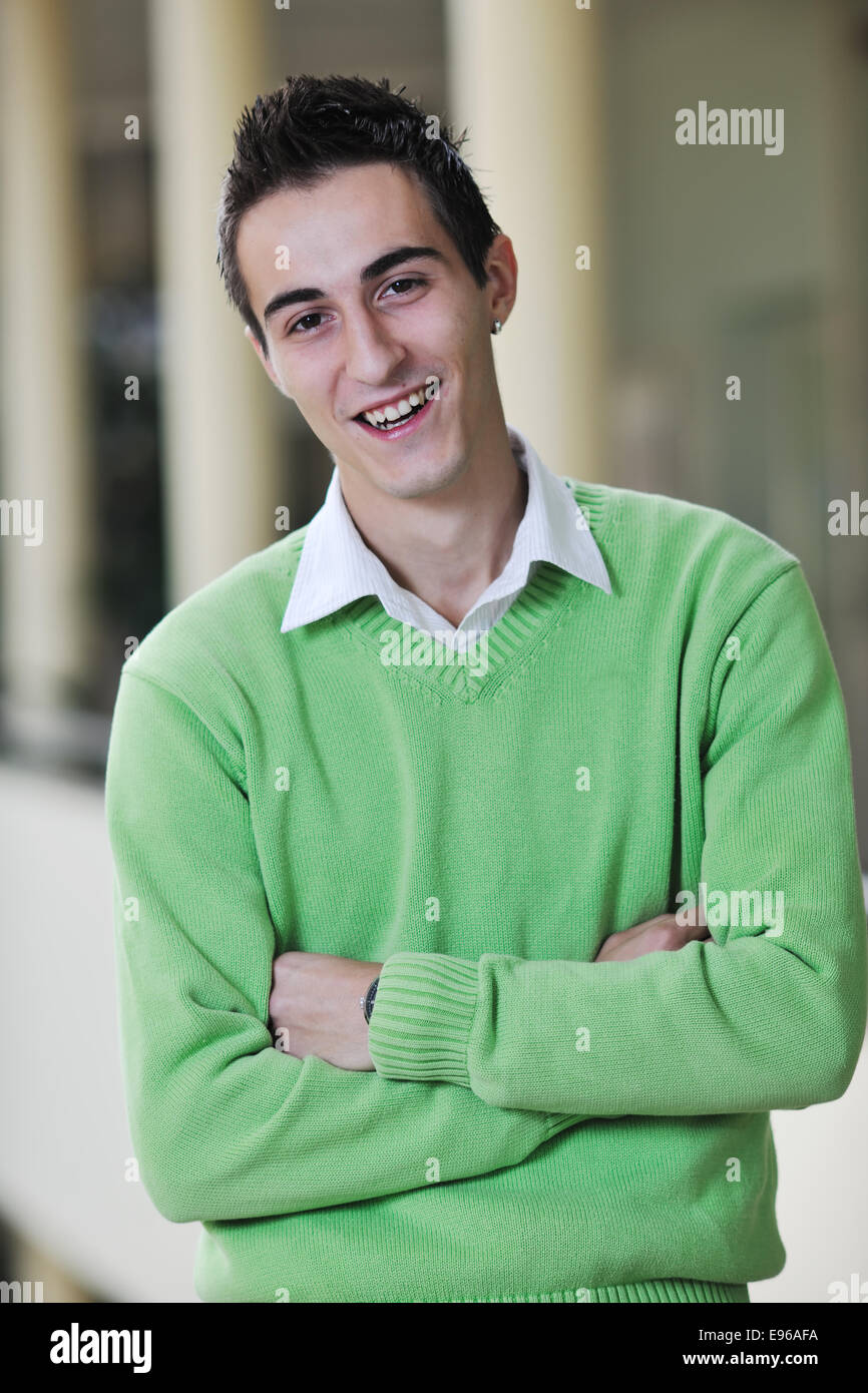 student male portrait at campus Stock Photo - Alamy