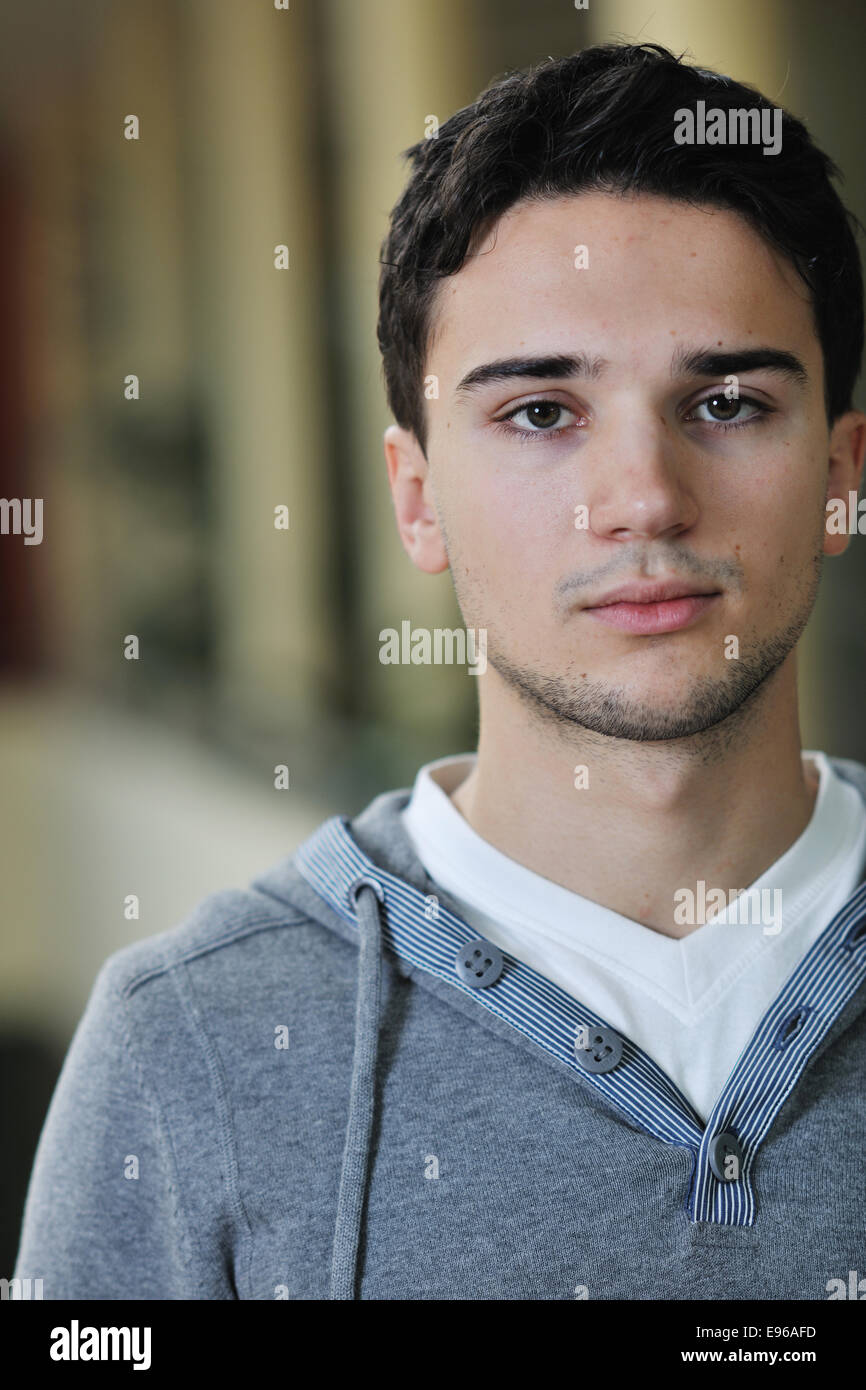 student male portrait at campus Stock Photo - Alamy