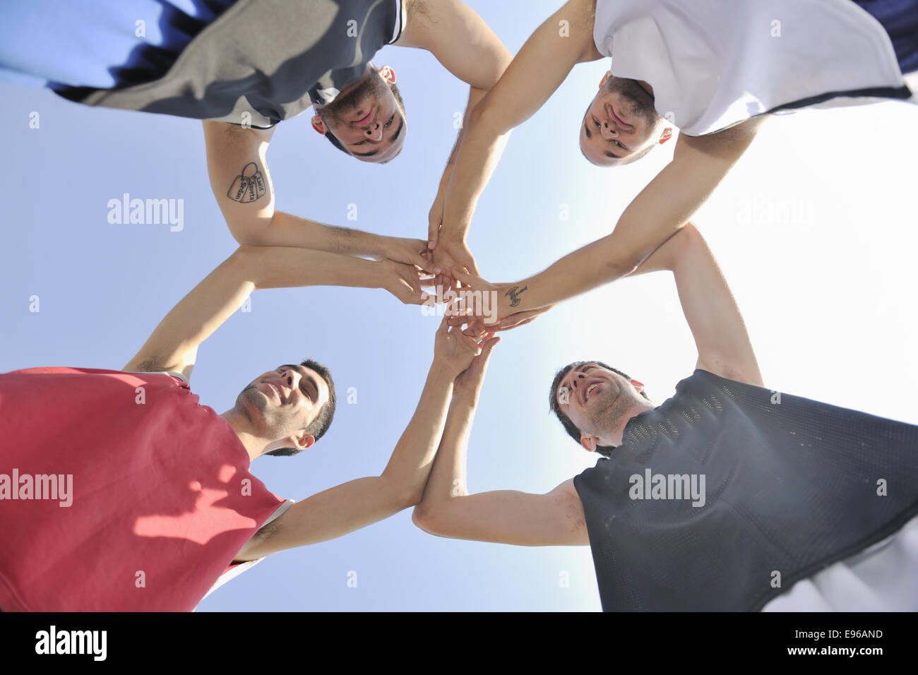Group portrait street basketball team hi-res stock photography and ...