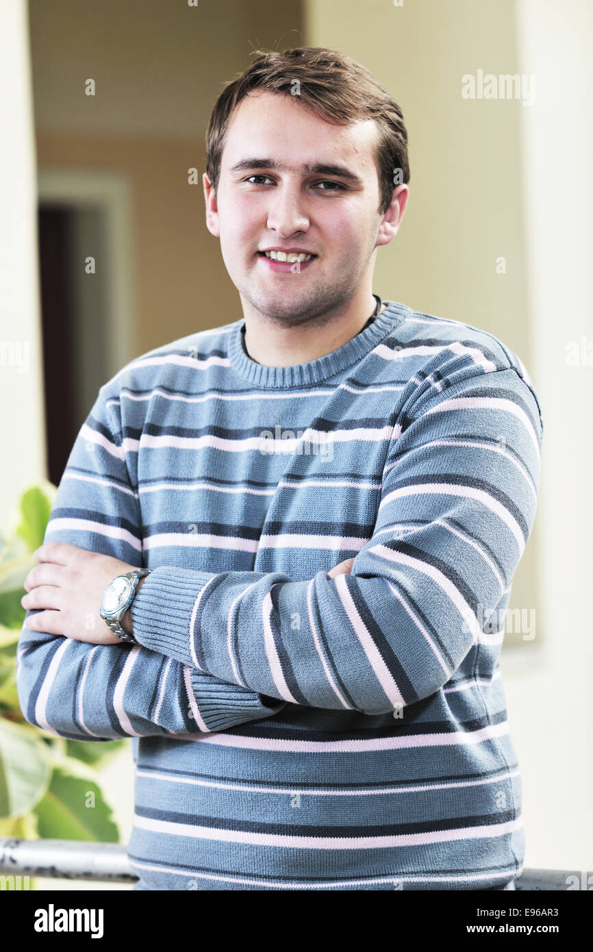 student male portrait at campus Stock Photo - Alamy