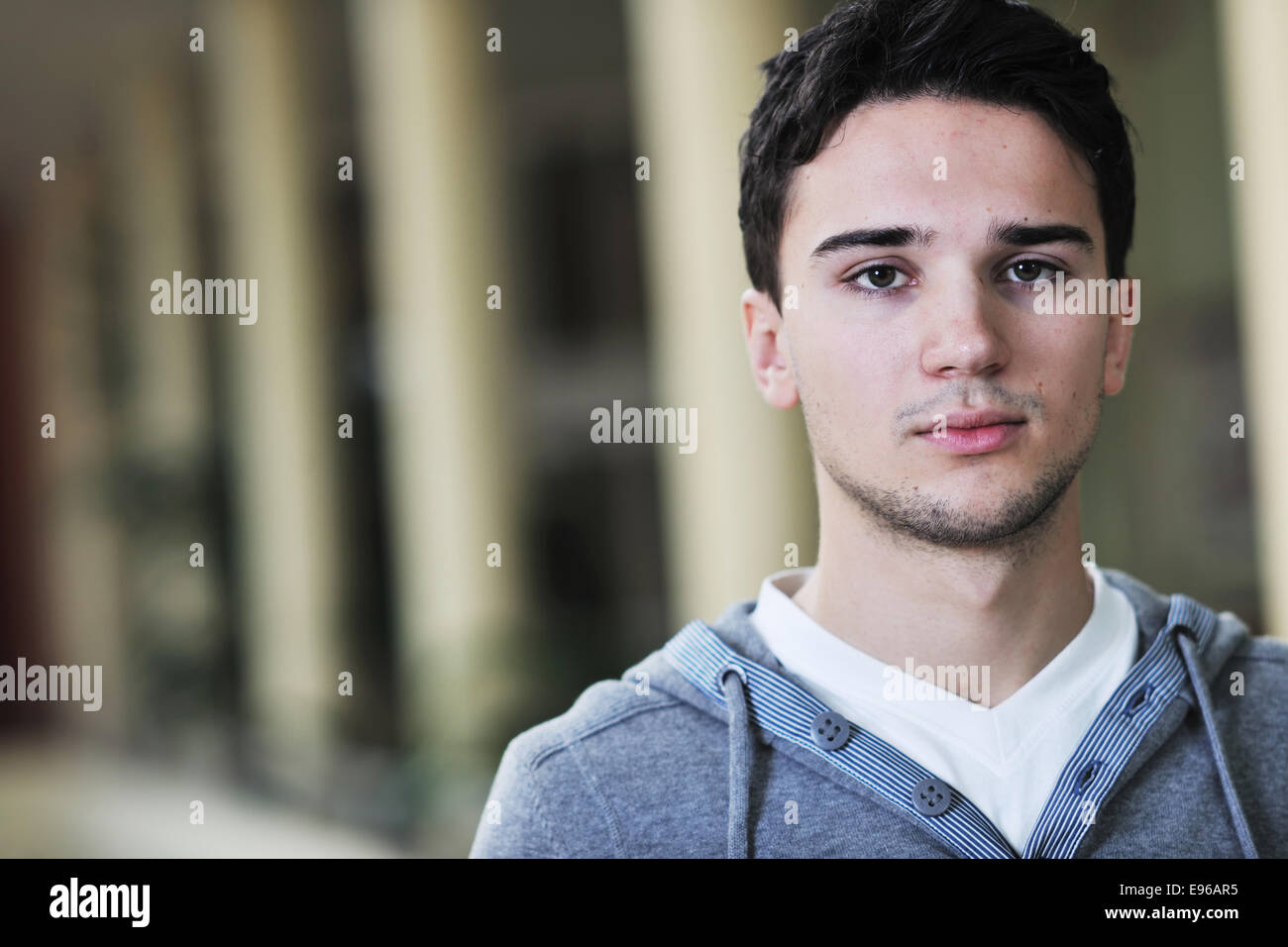 student male portrait at campus Stock Photo - Alamy