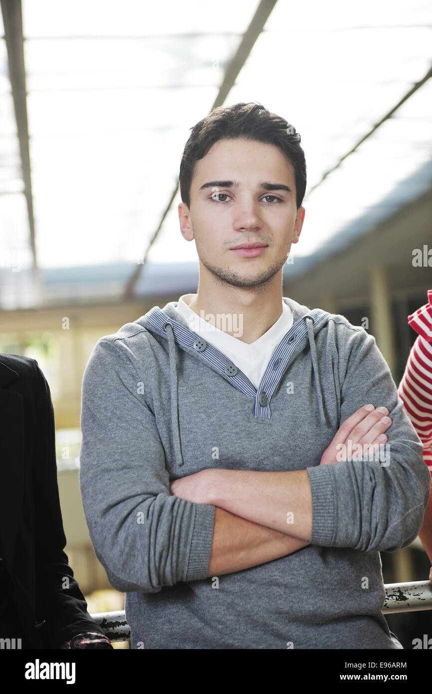 student male portrait at campus Stock Photo - Alamy