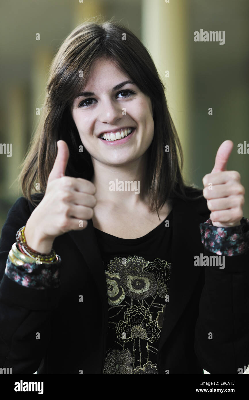student girl portrait at university campus Stock Photo - Alamy