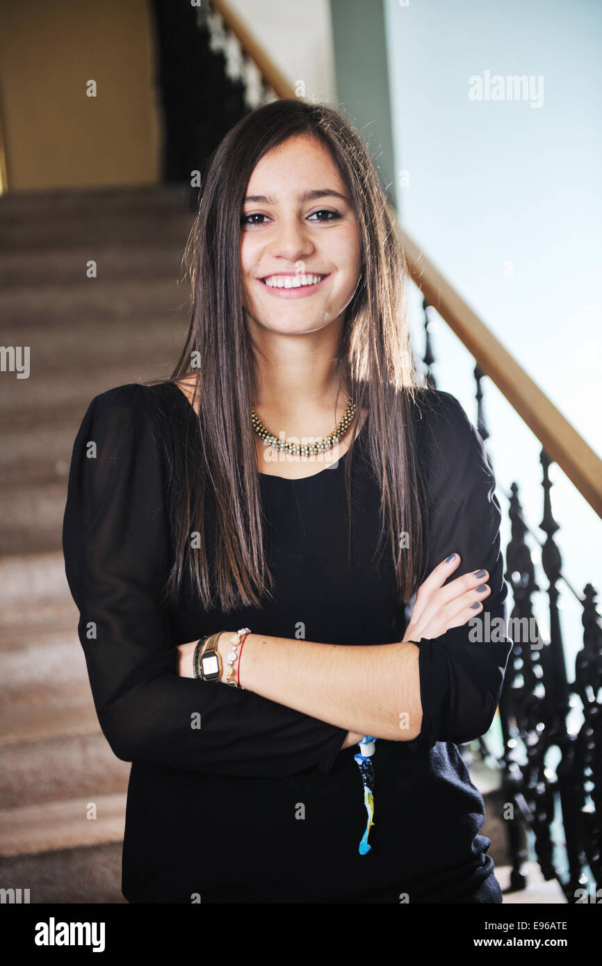 student girl portrait at university campus Stock Photo - Alamy