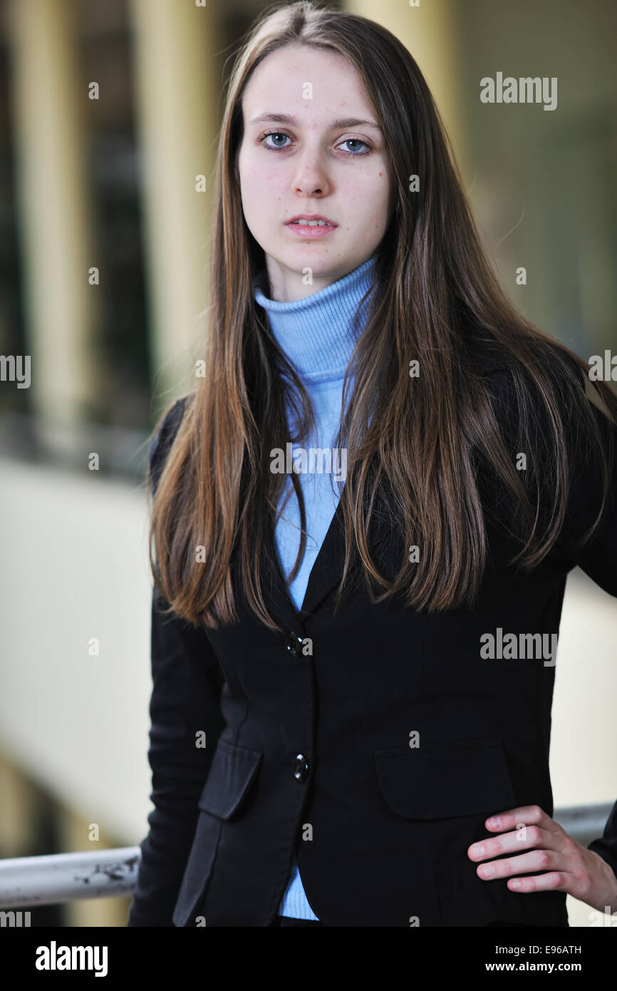 student girl portrait at university campus Stock Photo - Alamy