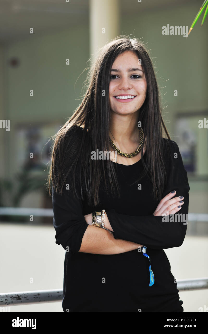 student girl portrait at university campus Stock Photo - Alamy