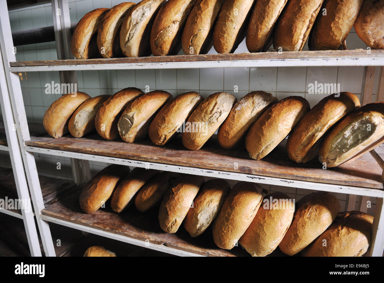 bread factory production Stock Photo - Alamy