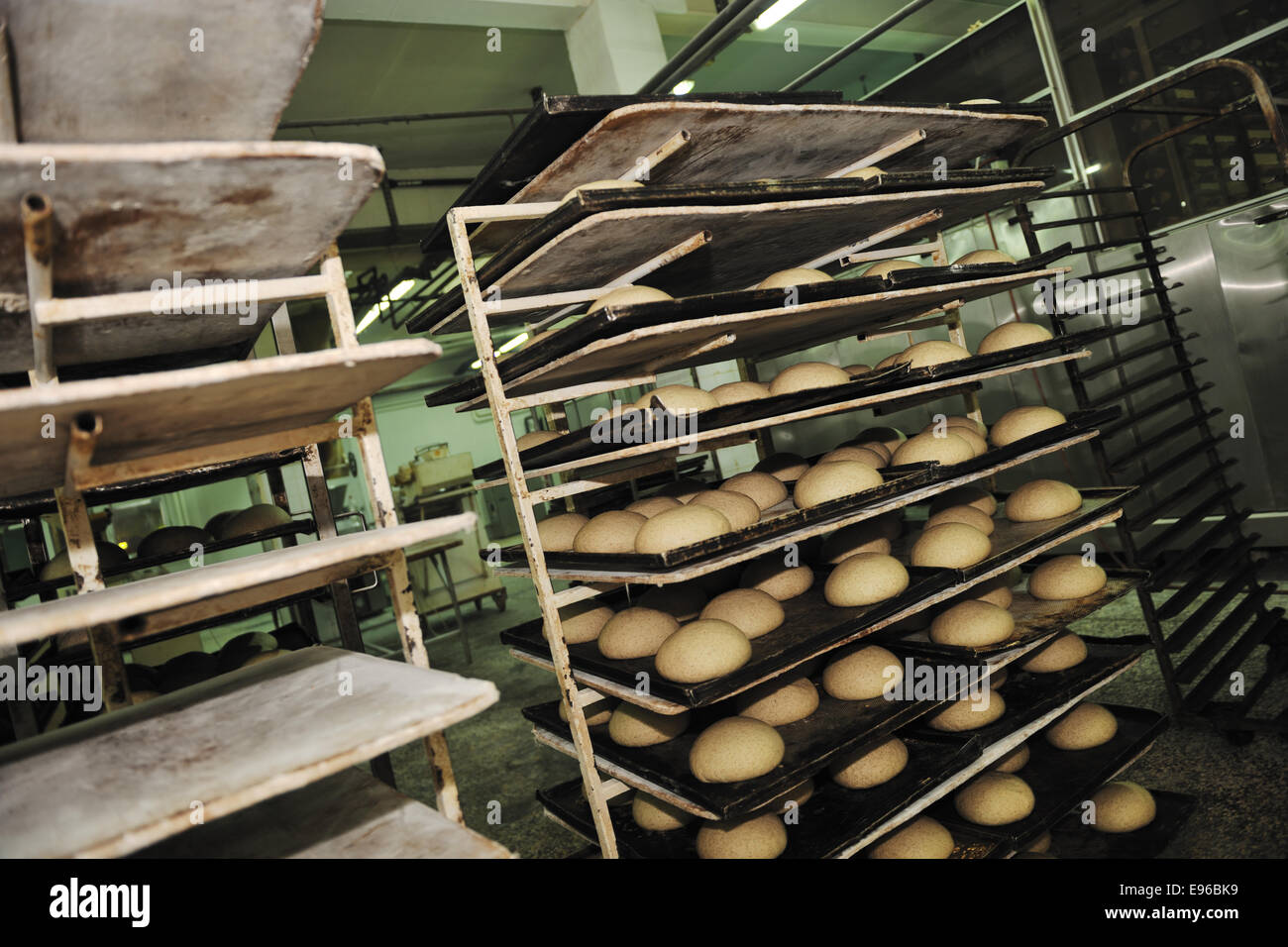 bread factory production Stock Photo - Alamy