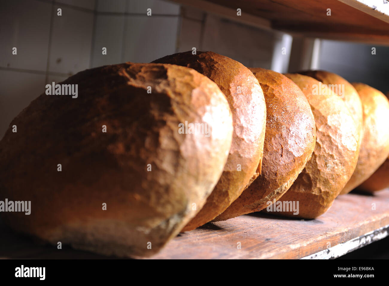 bread factory production Stock Photo - Alamy