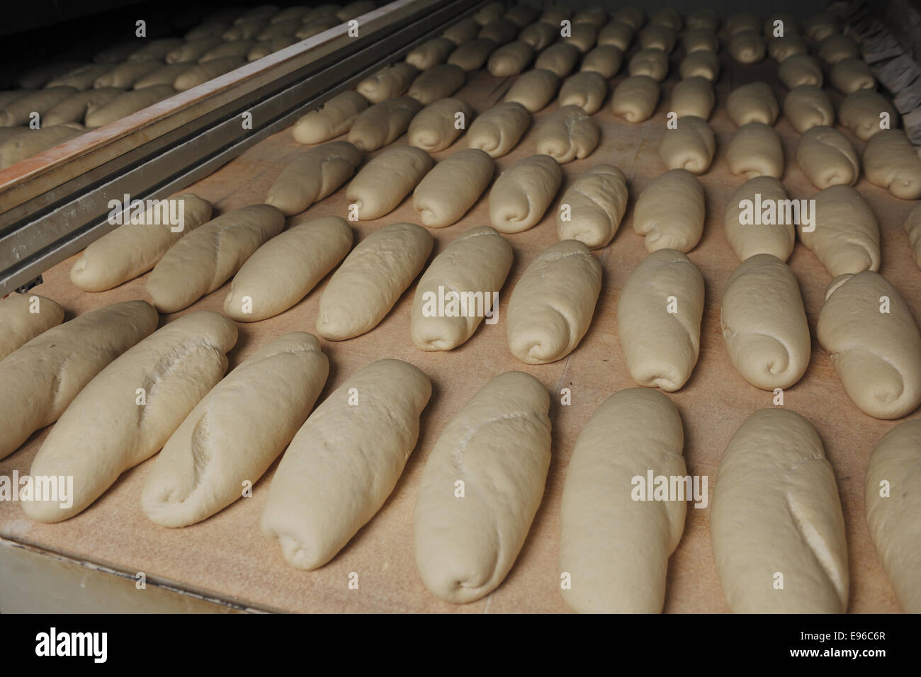 bread factory production Stock Photo - Alamy